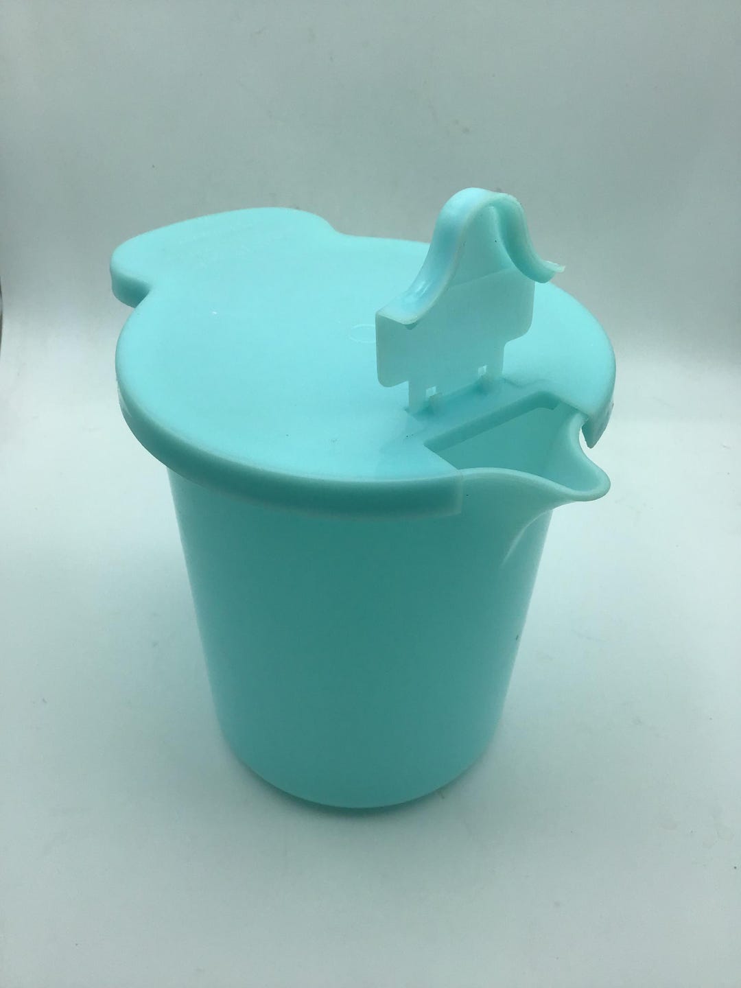 Vintage Tupperware Milk Pitcher, Creamer Dish,flip-top Lips,robin Egg ...