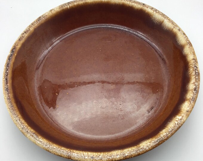 Vintage Hull Pottery, Brown Drip Pie Plate, 1950’s Kitchenware, Cottage ...