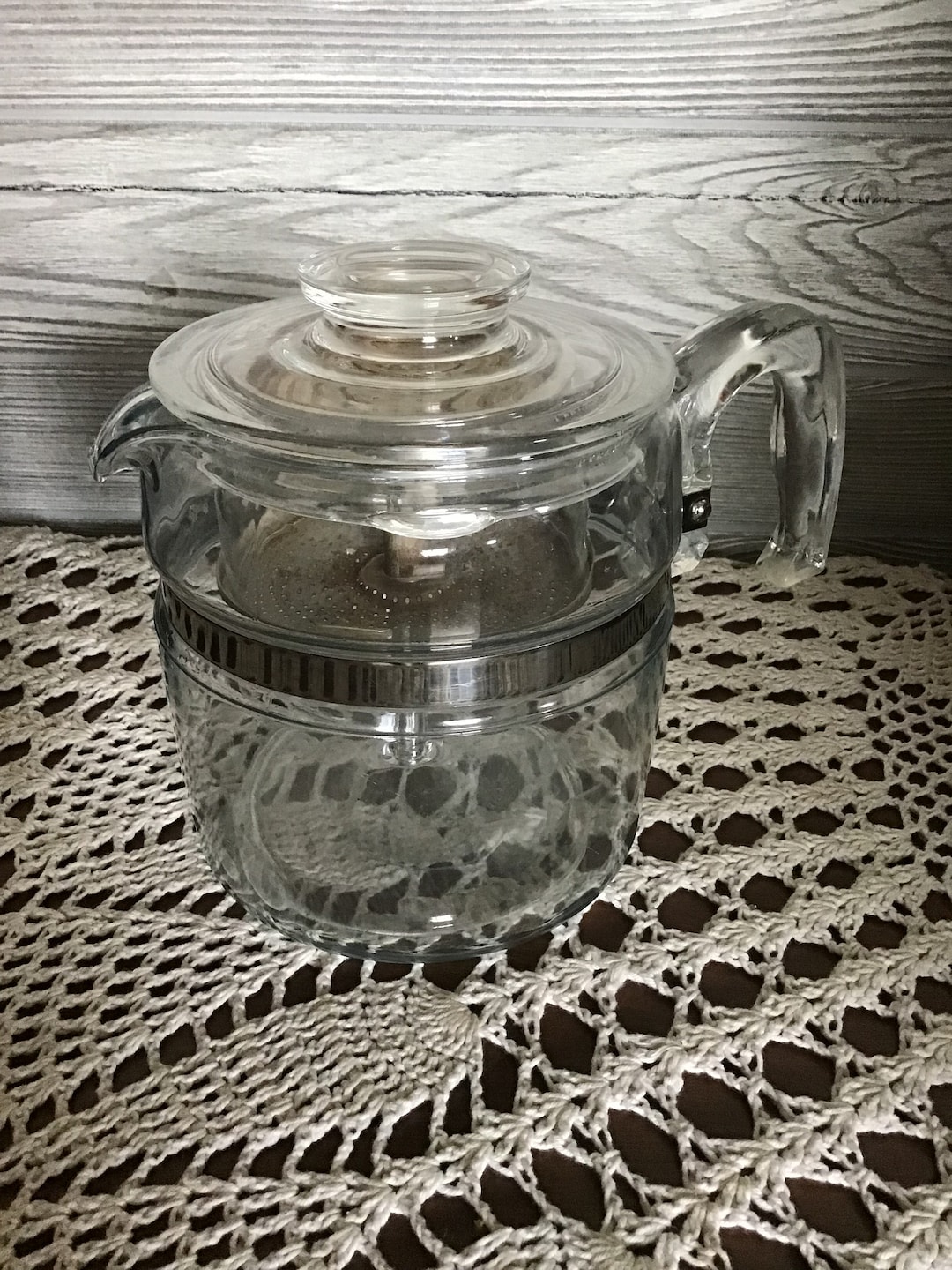 Pyrex Glass Coffee Percolator, 7756, Vintage Coffee Maker - Etsy