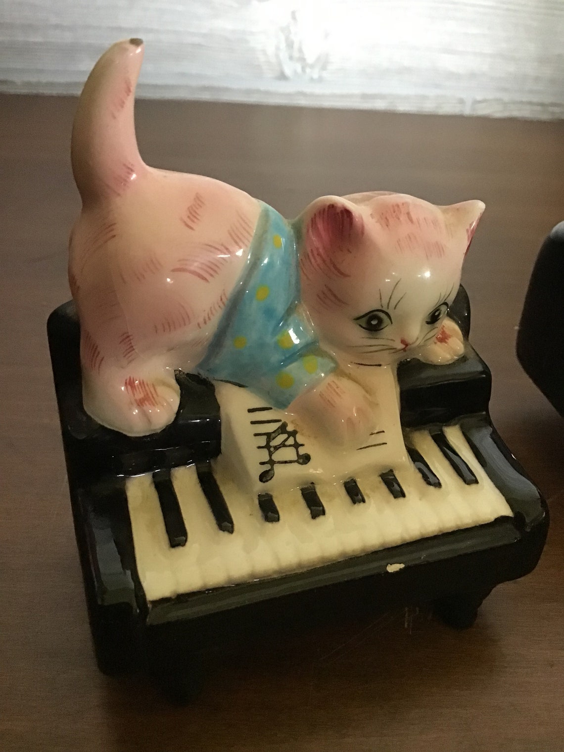 Lefton Cats Sitting on Piano Salt and Pepper Shakers,anthropomorphic ...