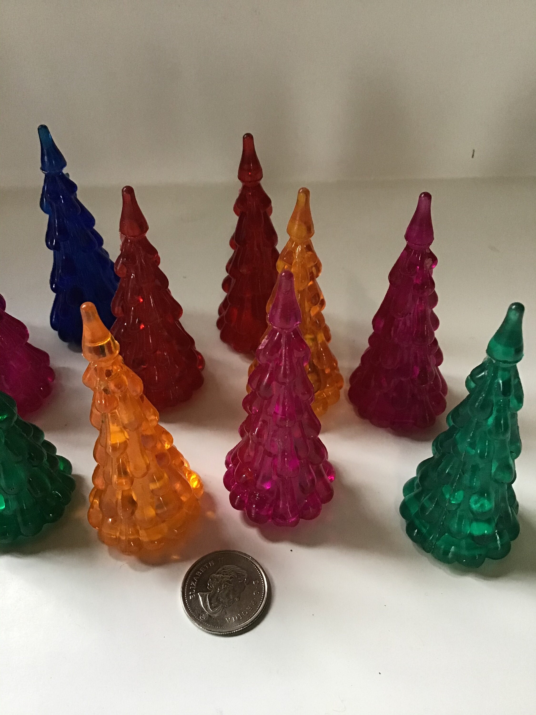 Vintage Tree Shaped Christmas Light covers veelkleurige mid | Etsy