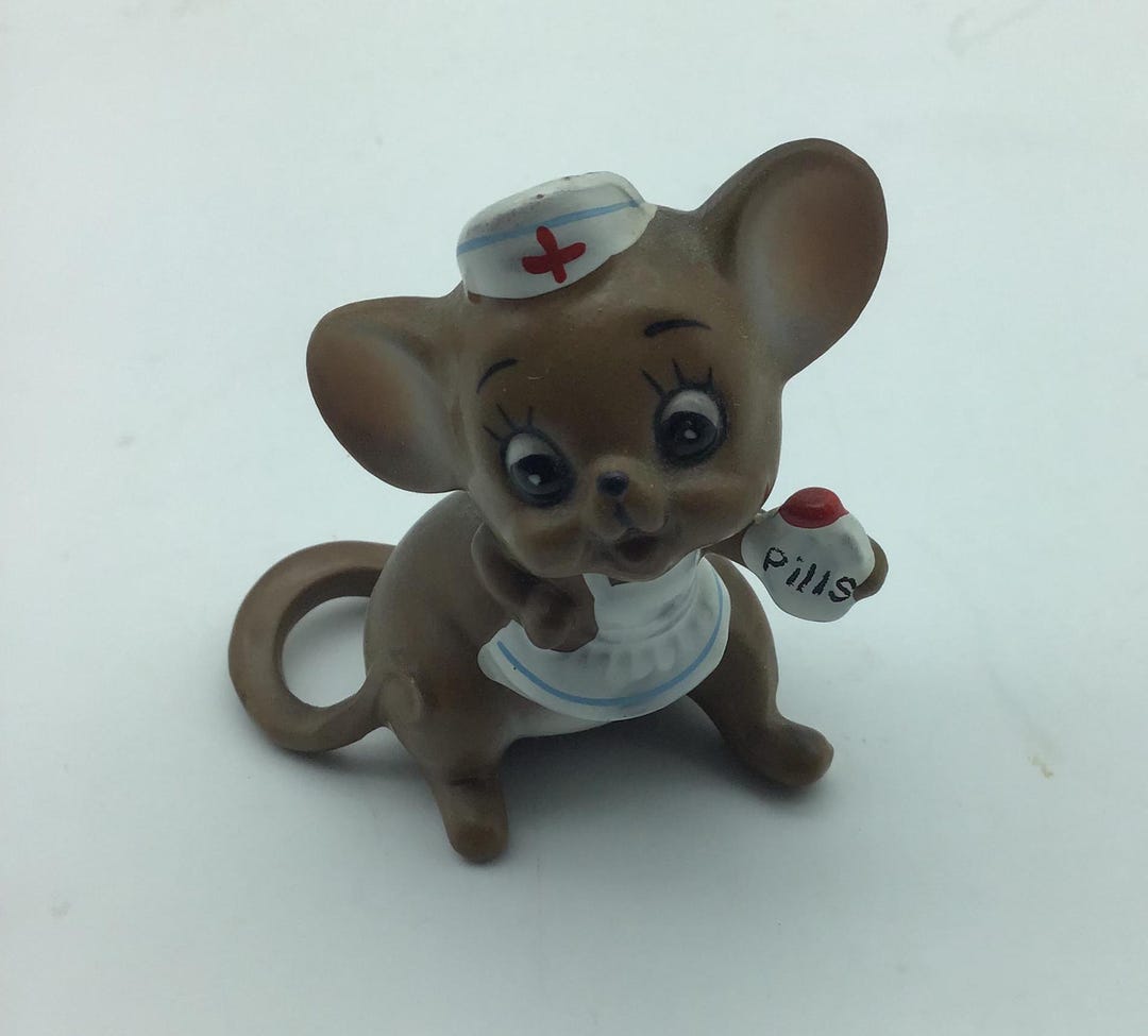 Vintage Josef Original Mice, Nurse Mouse Figure,made in Japan ...