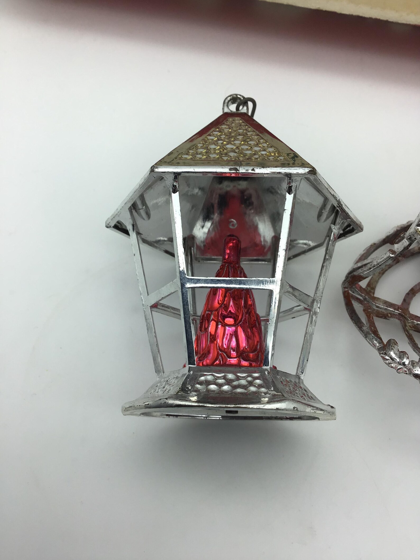 Vintage Double Glo Reflector Ornaments,set of 4,plastic Christmas Tree ...
