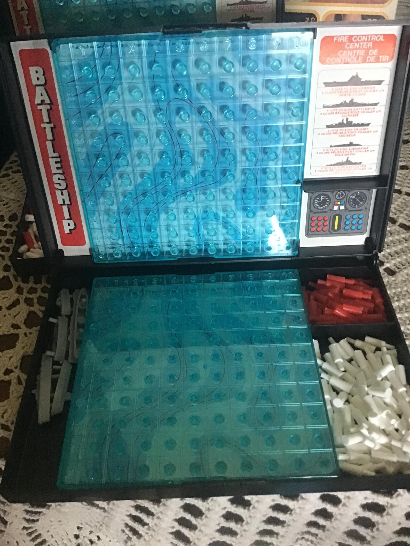 Vintage Battleship Game, Family Fun Board Game,strategic Board Game ...