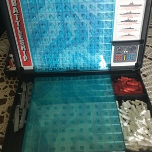 Vintage Battleship Game, Family Fun Board Game,strategic Board Game ...