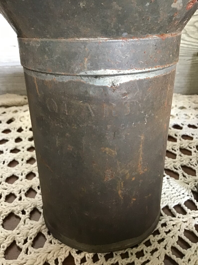 Vintage Mcclary Metal Pitchers,quart and Pint Industrial Motor Oil ...