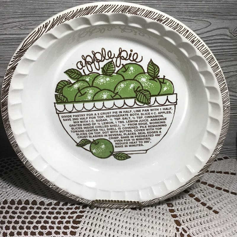 Vintage Pie Dish Deep - Etsy UK