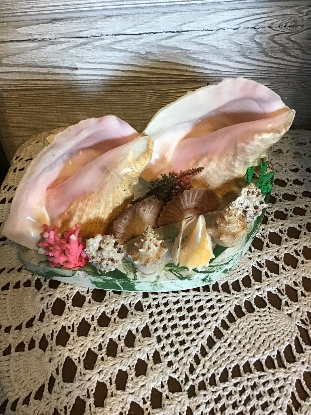Vintage Abalone Shell, 1950s Kitsch,cottage Decor - Etsy