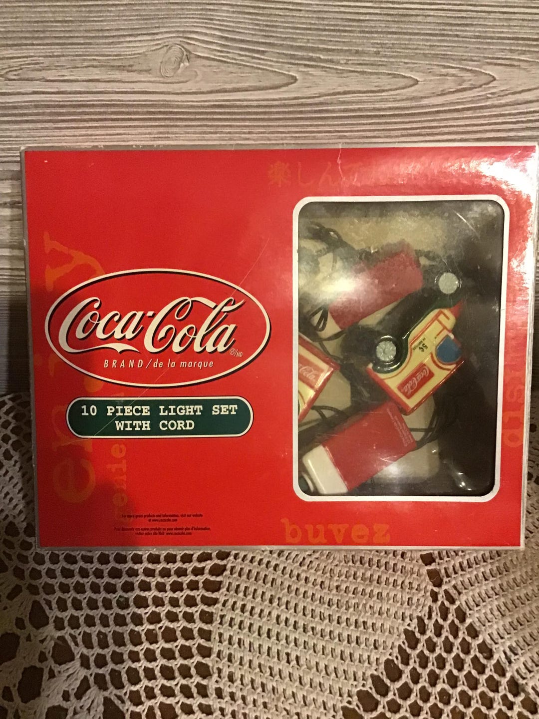 Coca Cola Christmas Lights, Coke Memorabilia,string Lights,bar Decor - Etsy