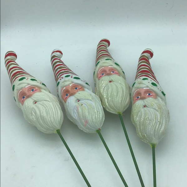 Plastic Santa Heads - Etsy