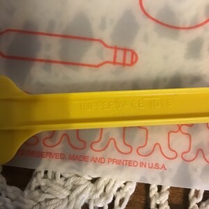 Vintage Tupperware Toys, Mini Mix It,complete Set,1979, Childs Mixing ...