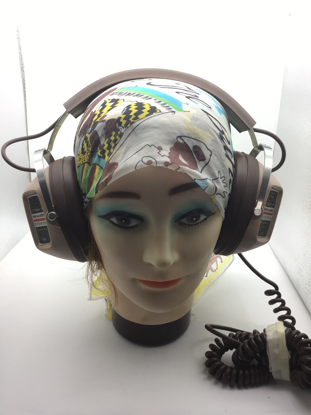 Vintage Realistic Stereo Headphones,1970, Custom Pro, Made in Usa,koss ...