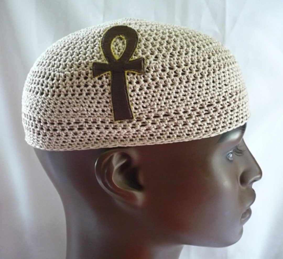 A Natural Color-with A Brown Ankh Patch on the Side - Etsy