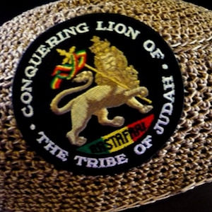 Rbg-the Tribe of Judah Patch Kufi/hat - Etsy