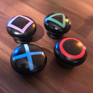 Handpainted Gaming Drawer Knobs - Etsy