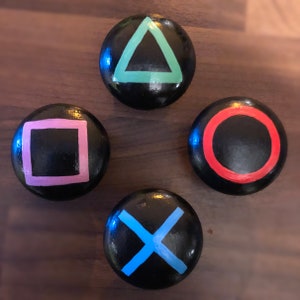 Handpainted Gaming Drawer Knobs - Etsy