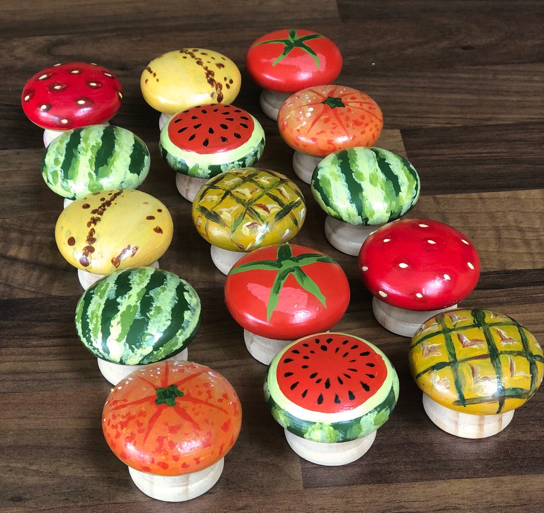 Fun Fruit Door Drawer Knobs - Etsy