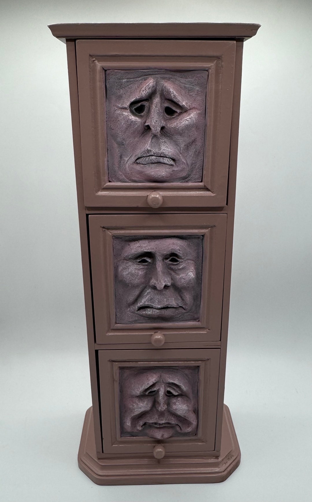 Tower of Faces Trinket Box by Bailey Berendsen - Etsy