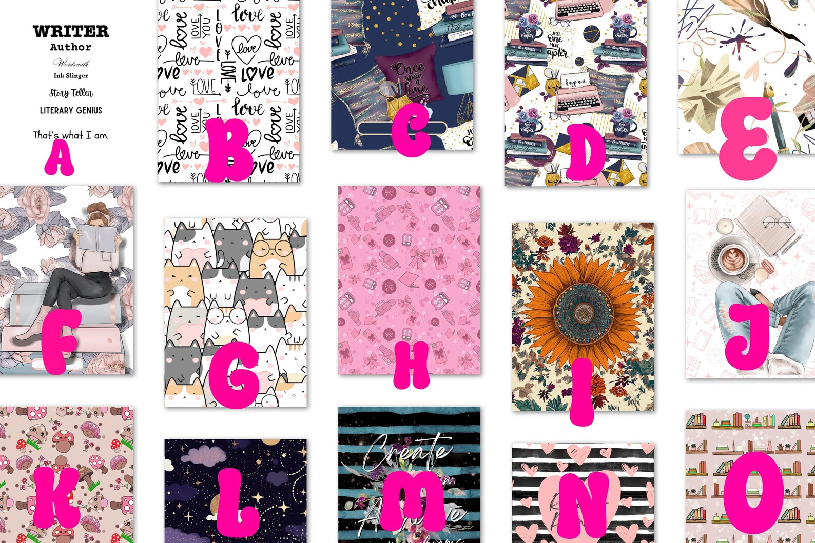 Personalized Author Writing Plotter Planner - 7x10 Story Organizer, 100 ...