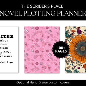 Personalized Author Writing Plotter Planner - 7x10 Story Organizer, 100 ...