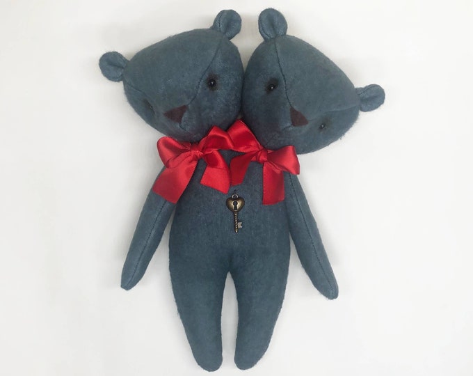 Two-headed Bear - Etsy