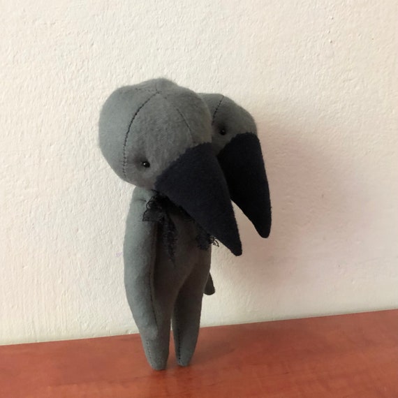 Two-headed Crow | Etsy