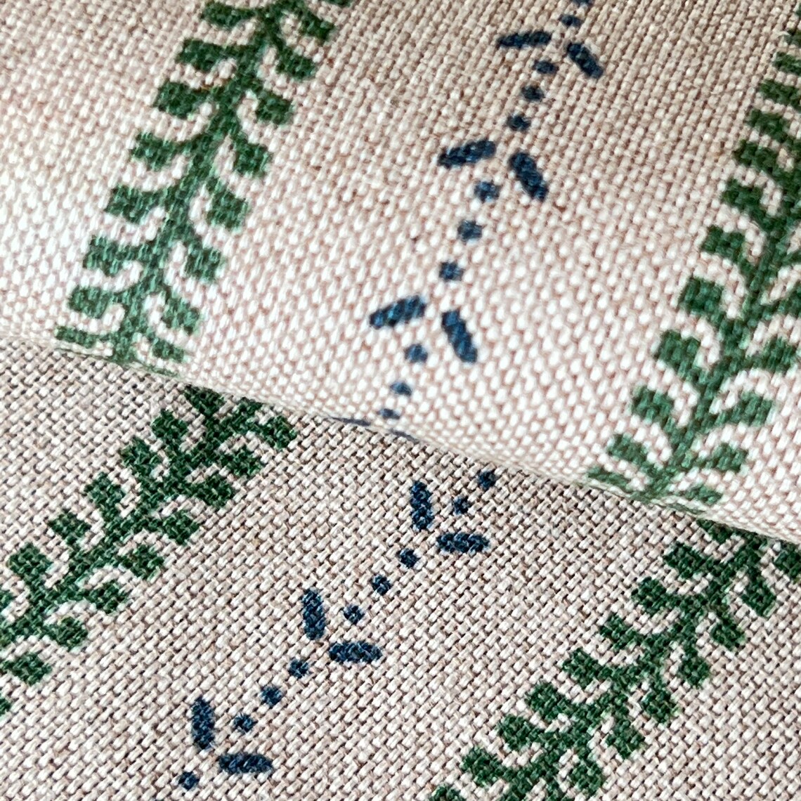 SELBY STRIPE Linen Look Fabric 100% Cotton 136cm Wide Price - Etsy