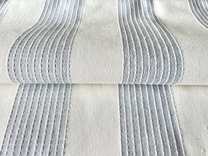 SOLE RAYA Grey STRIPE Fabric Double Width 280 Cm/ 110 Inch - Etsy