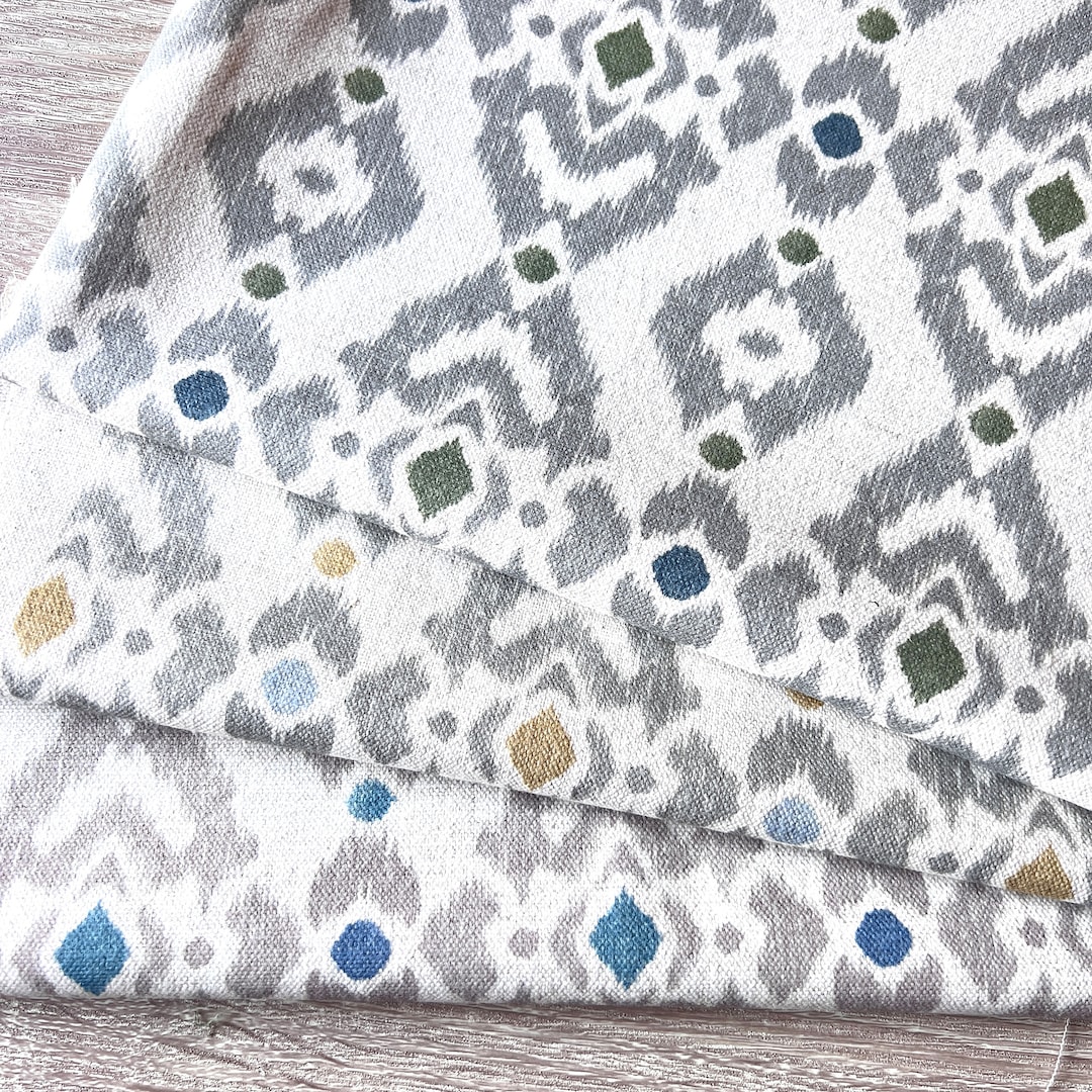 ARTA Aztec BLOCK PRINT Linen/cotton Fabric, Price per 1/2m - Etsy