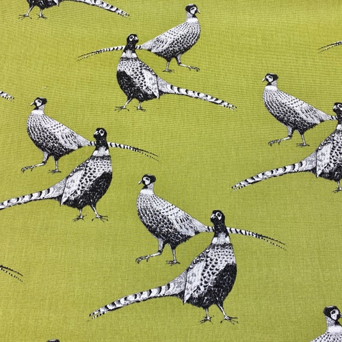 853. PHEASANTS 100% Cotton Fabric Price per 1/2 Metre 140 Cm - Etsy
