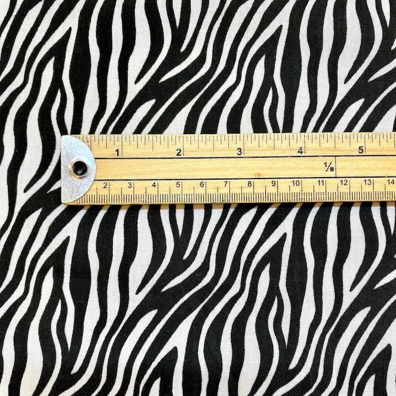 1153. Animal Zebra Print 100% Cotton Fabric. Price per 1/2 Metre, 112cm ...