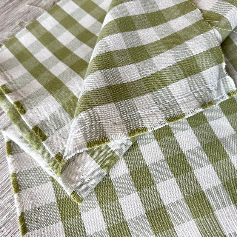 Woven Gingham Check 100% Cotton Fabric 140cm Wide Price per - Etsy