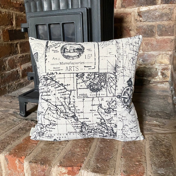 Linen Map - Etsy