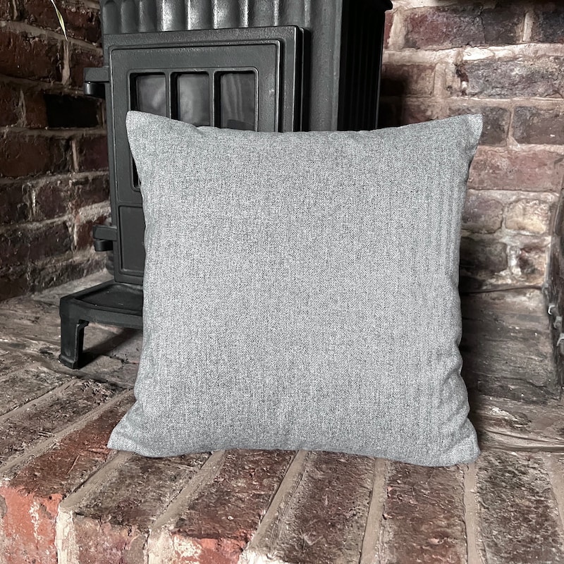 Grey Cushion - Etsy