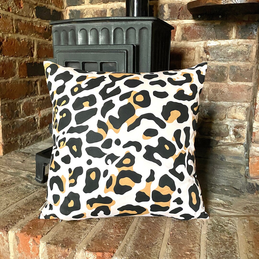 1069. Animal Print Gepard 100% Cotton Cushion Cover. Various Sizes - Etsy
