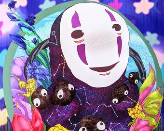 No-face and Sprites by Paul Downs. Archival Ink Print on Premium Photo ...