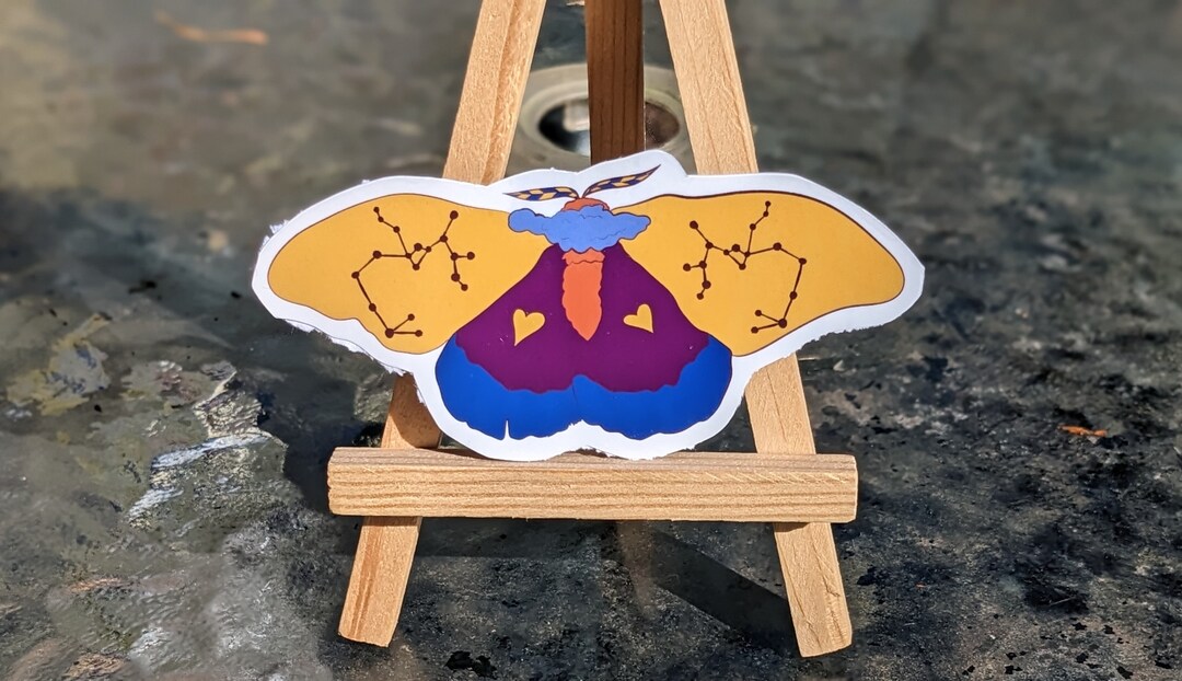 Sagittarius Moth Sticker - Etsy Sagittarius Moth Sticker - Etsy