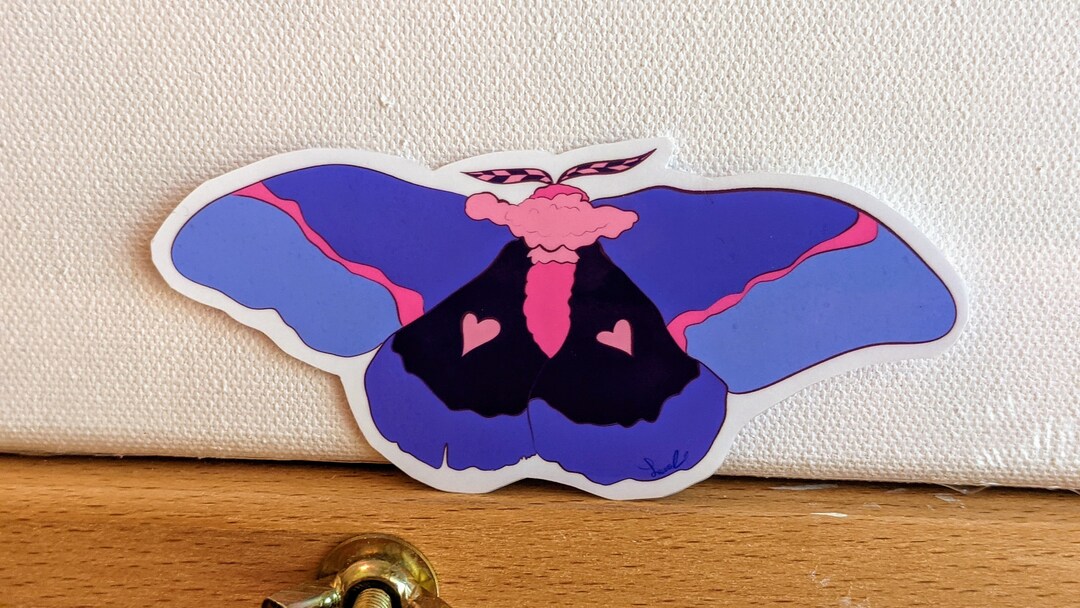 Omnisexual Pride Moth Sticker - Etsy