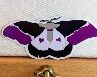 Cottagecore Aesthetic Asexual Pride Moth Flag Ace Flag Pride Flag - Etsy