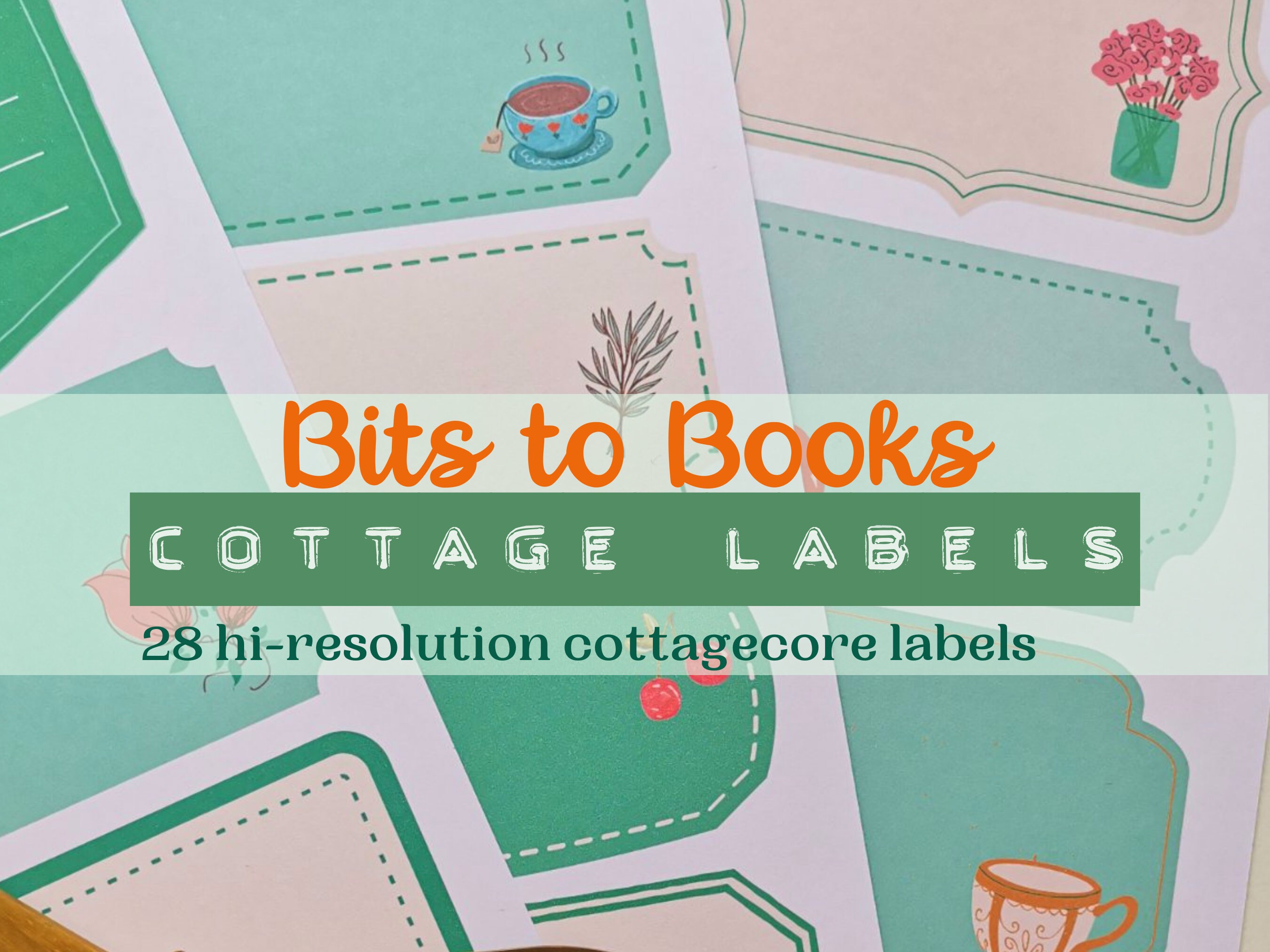 Cottagecore Labels,junk Journal Labels, Printable Labels, Junk Journal ...