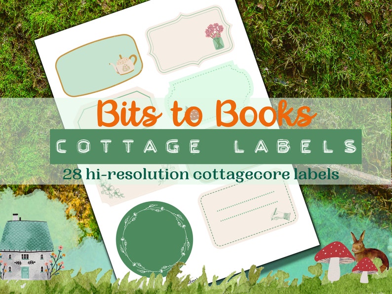 Cottagecore Labels,junk Journal Labels, Printable Labels, Junk Journal ...