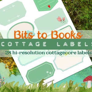 Cottagecore Labels,junk Journal Labels, Printable Labels, Junk Journal ...
