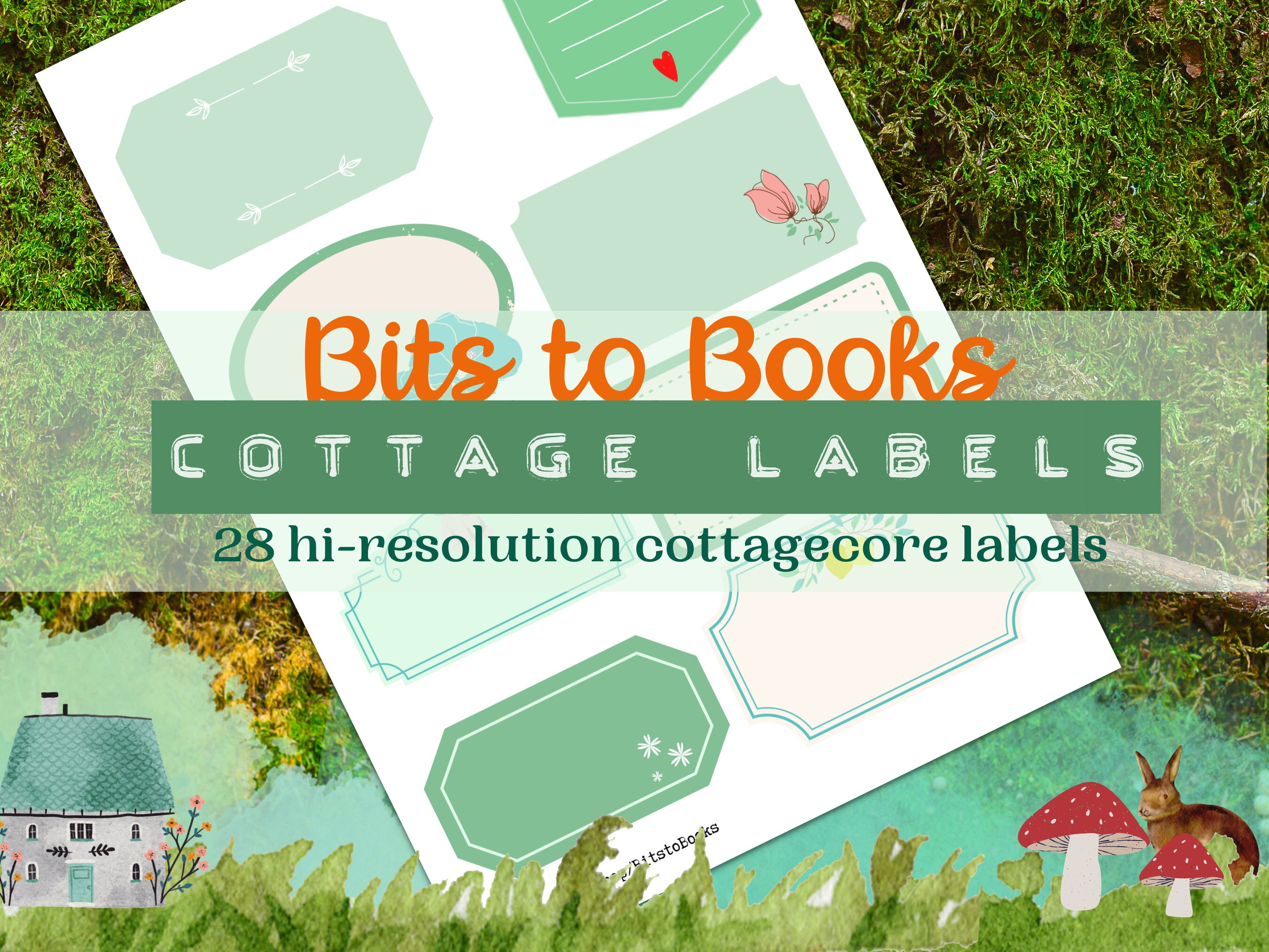 Cottagecore Labels,junk Journal Labels, Printable Labels, Junk Journal ...