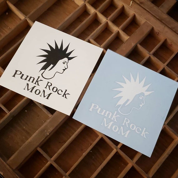Punk Rock Mom Decal | Etsy