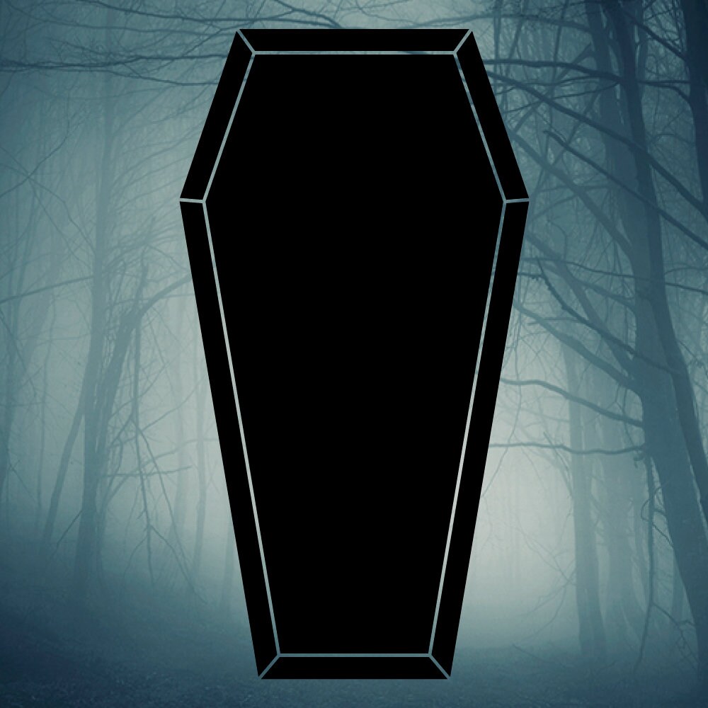 Coffin Decal Stick Figure Family - Etsy