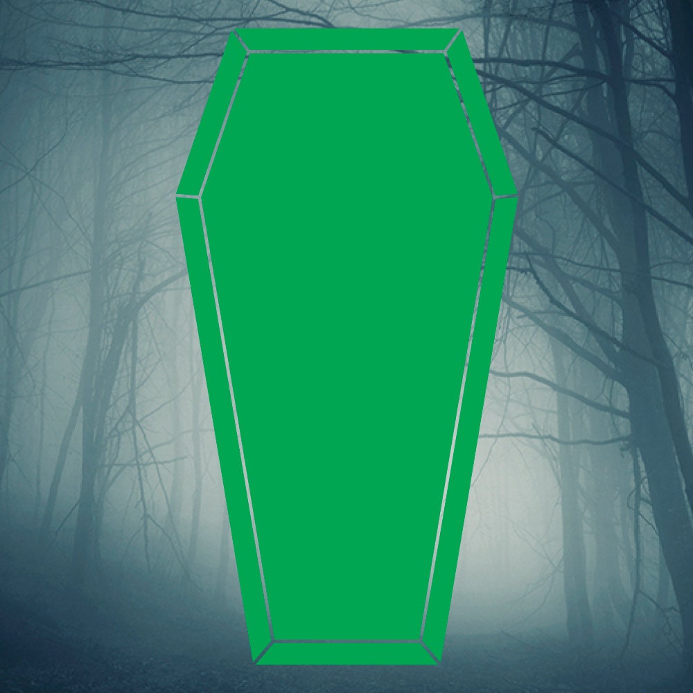 Coffin Decal Stick Figure Family - Etsy