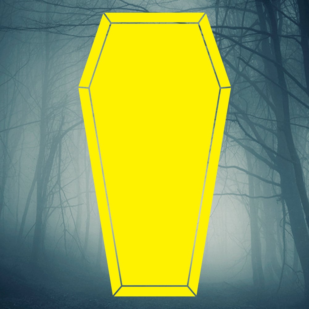 Coffin Decal Stick Figure Family - Etsy