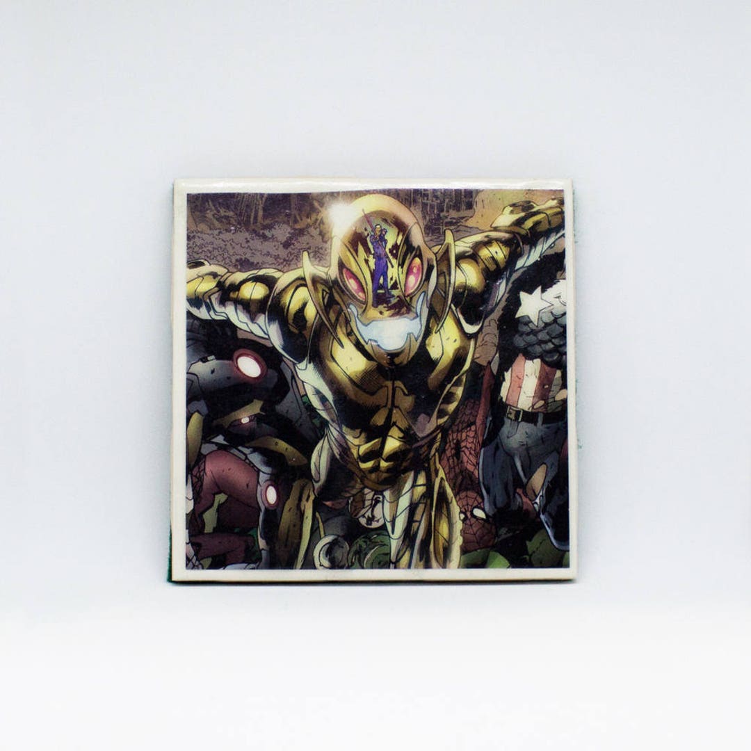 Age of Ulron Recycled Comic Book Tile Coaster - Etsy