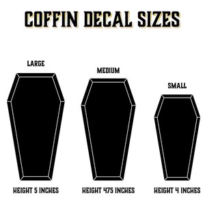 Coffin Decal Stick Figure Family - Etsy