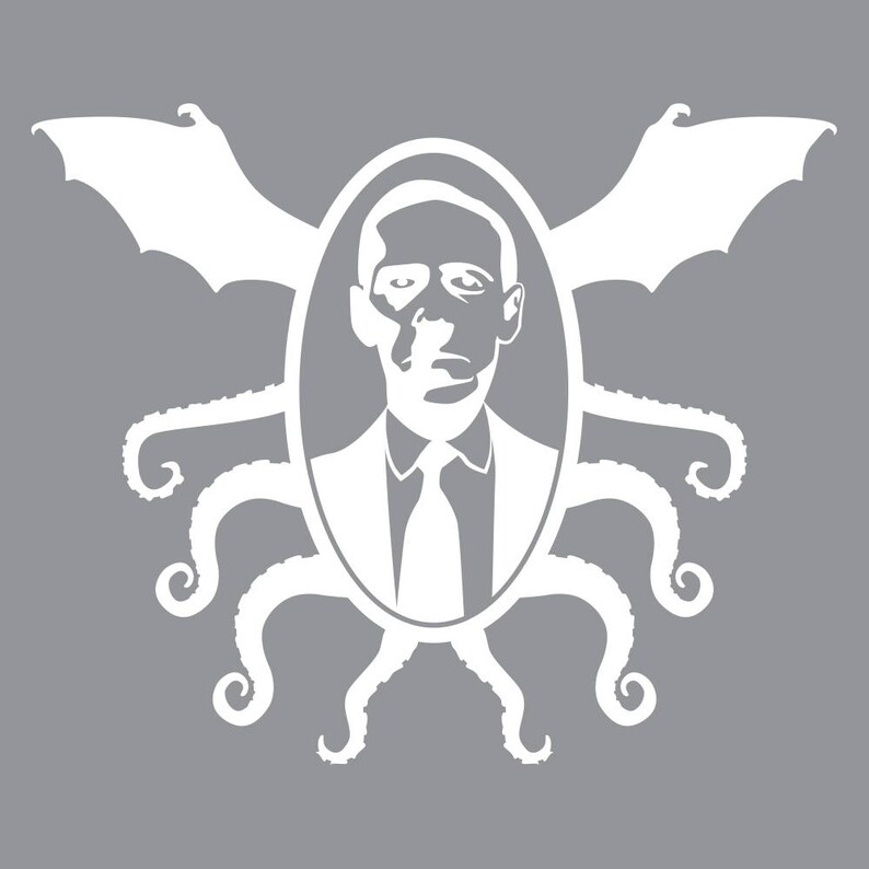 H.P. Lovecraft Cthulhu Frame Cosmic Horror Vinyl Decal Sticker - Etsy